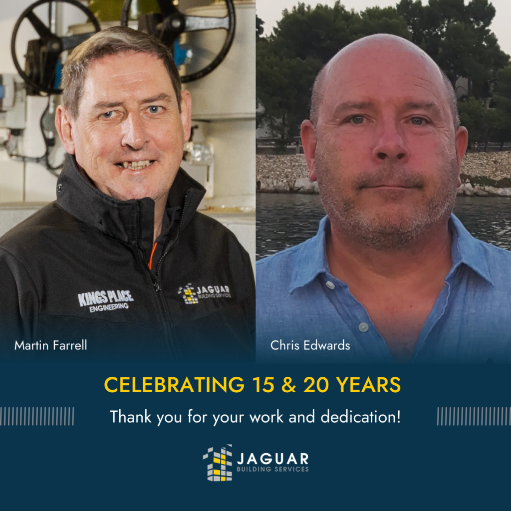 Celebrating 15 & 20 Years at Jaguar - Jaguar Building Services
